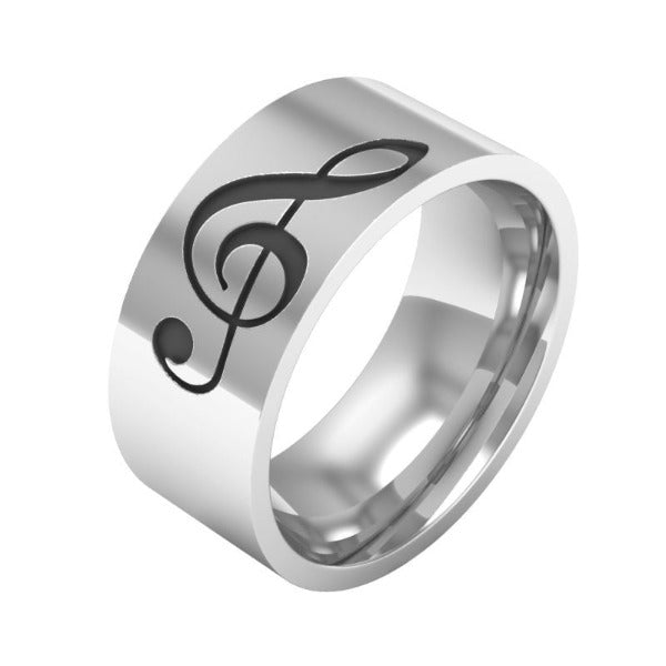 Treble Clef Ring – Merchant of Rock